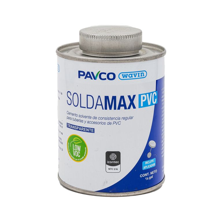 Pegante PVC 1/8 Gl Bajo Voc Soldamax Verde Pavco GENERICO | Falabella ...