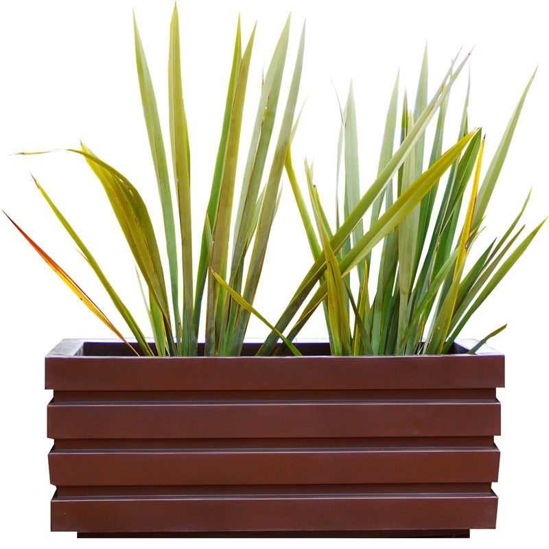 Matera Plástica Rectangular Praga 99x35x45cm Café DURAKOYO | falabella.com