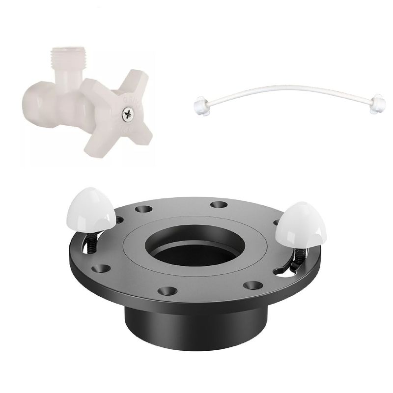 Kit Brida Sanitaria + Regulación Plástica + Acople Plástico GRIVAL ...