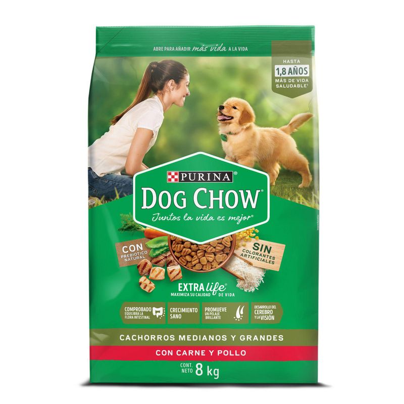 Alimento Seco Para Perro Dog Chow Salud Visible Cachorros Medianos Y ...