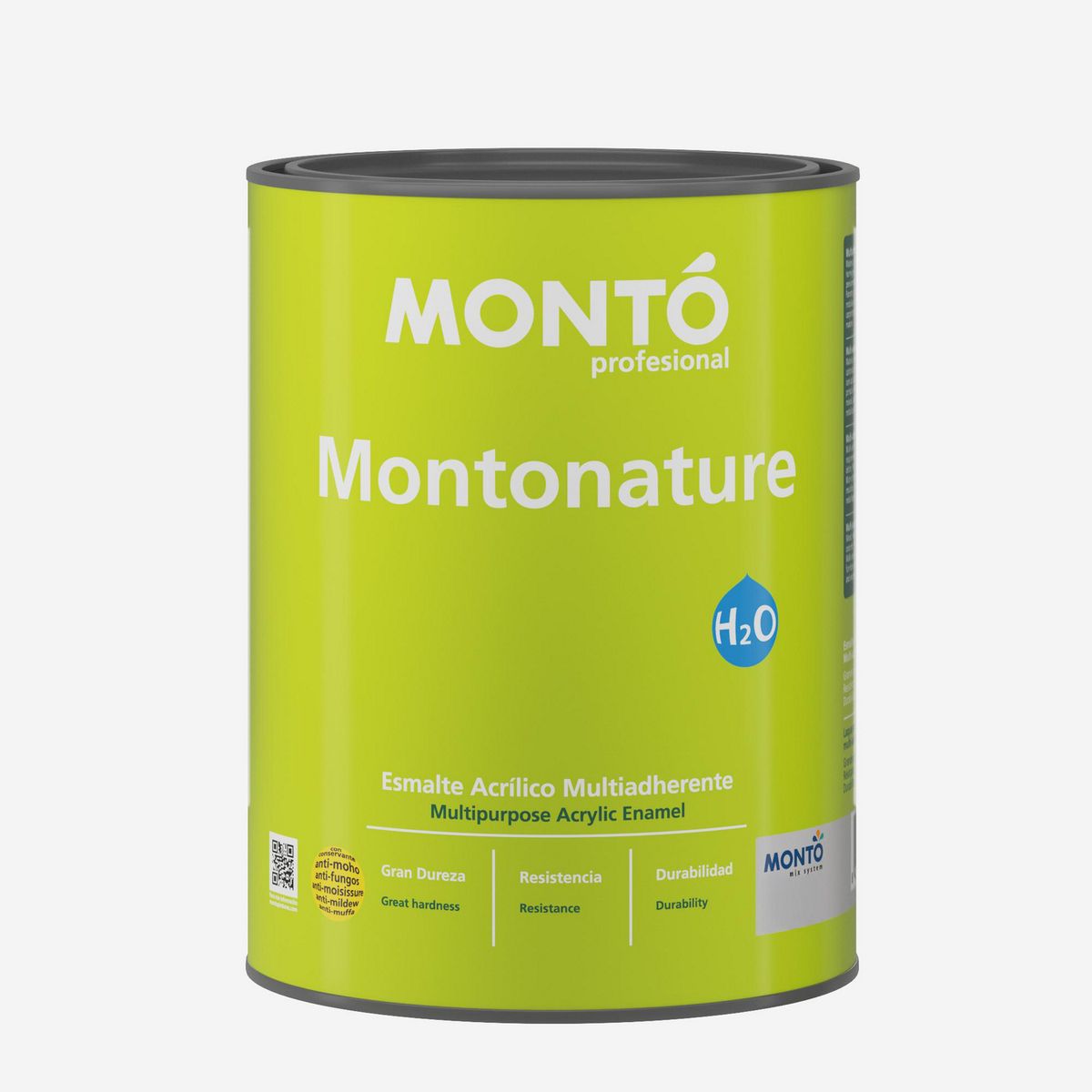 Esmalte Multiusos Interior/ Exterior Base Agua Blanco Negro Montonature ...
