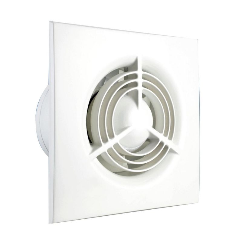 Extractor De Aire Para Baño y Cocina Pared/Techo 18x18x11 Cm 110 ...