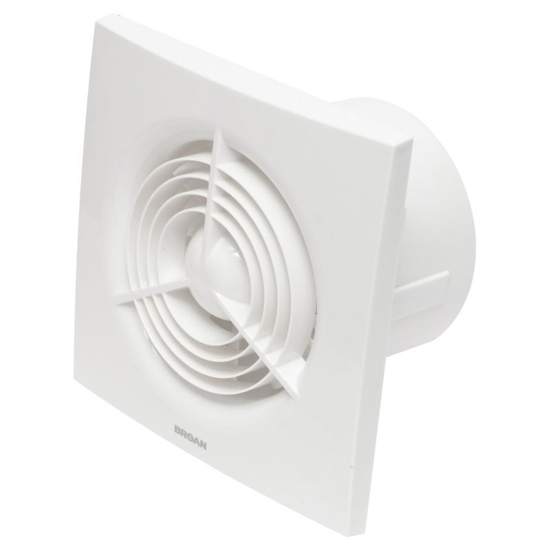 Extractor De Aire Para Baño y Cocina Pared/Techo 18x18x11 Cm Blanco 110 ...