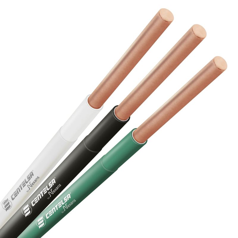 Propack 3 Rollos De Alambre N12 X 100M Blanco, Negro Y Verde CENTELSA BY NEXANS | falabella.com