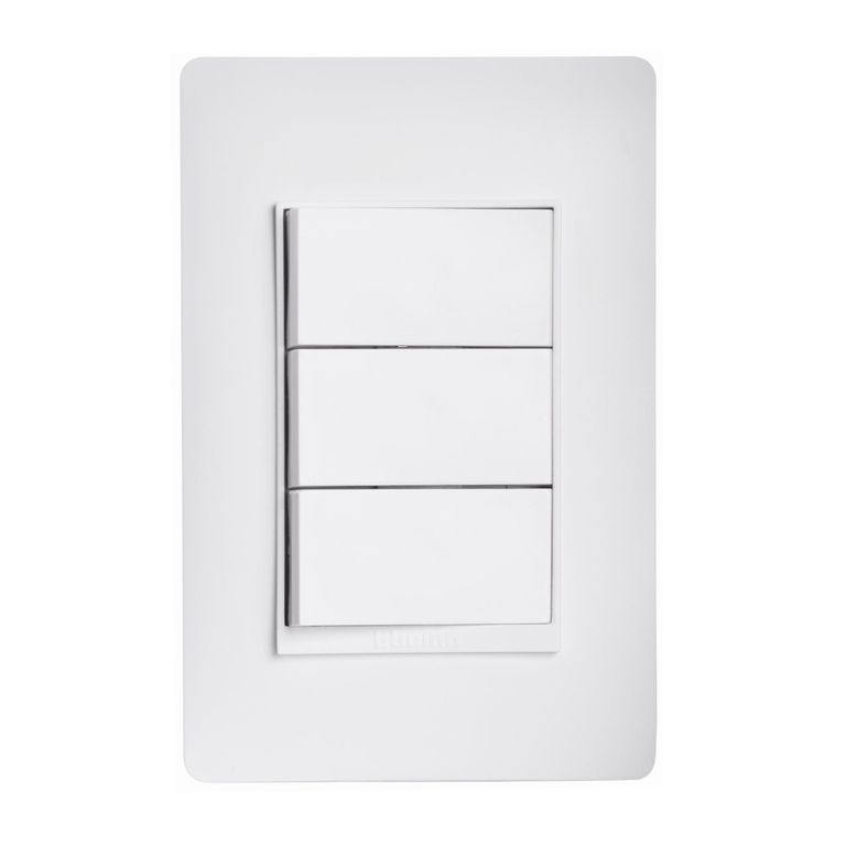 Interruptor Triple Conmutable Luzica Blanco BTICINO | falabella.com