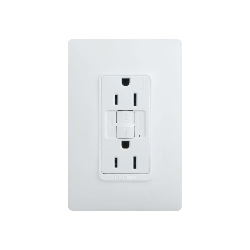 Toma Doble P/T Gfci 15Amp Luzica Blanco BTICINO | falabella.com