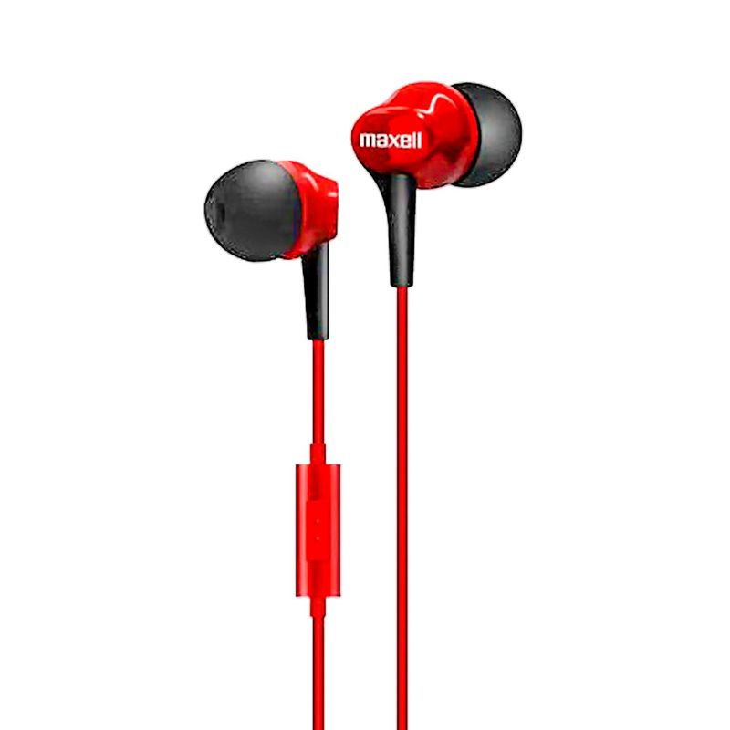 Audifono Fusion Con Micrófono Rojo MAXELL | falabella.com