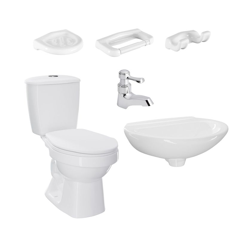 Combo Acuaplus Ultra: Sanitario Acuaplus Ultra Redondo Blanco 2 Piezas ...
