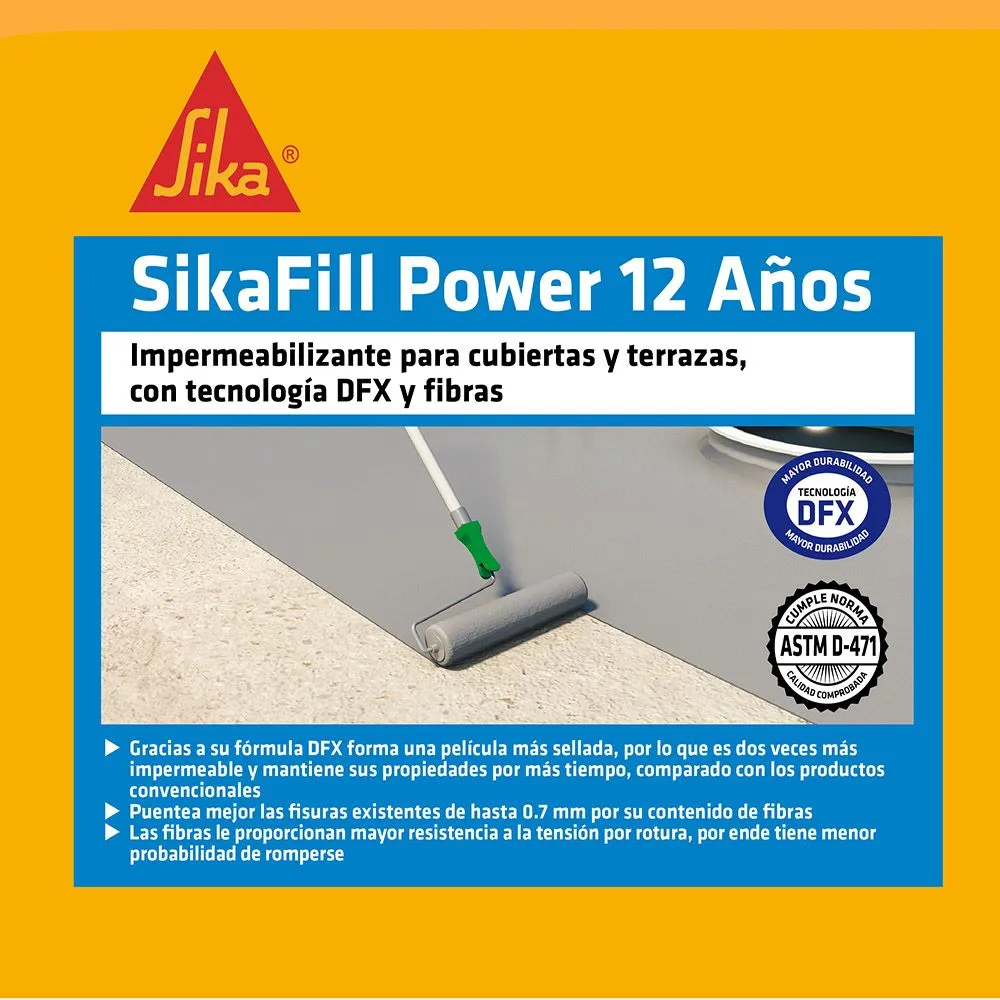 Sikafill-12 Power Gris 22kg - Homecenter.com.co