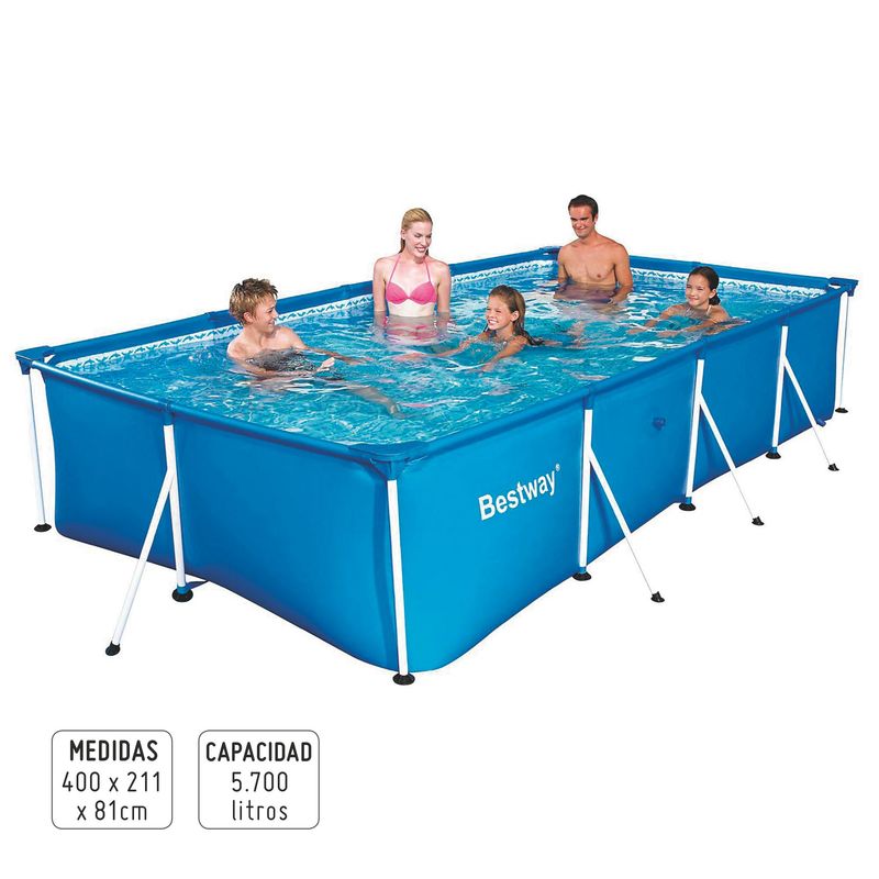 Piscina Estructural Rectangular 400 x 211 x 81 cm BESTWAY | falabella.com