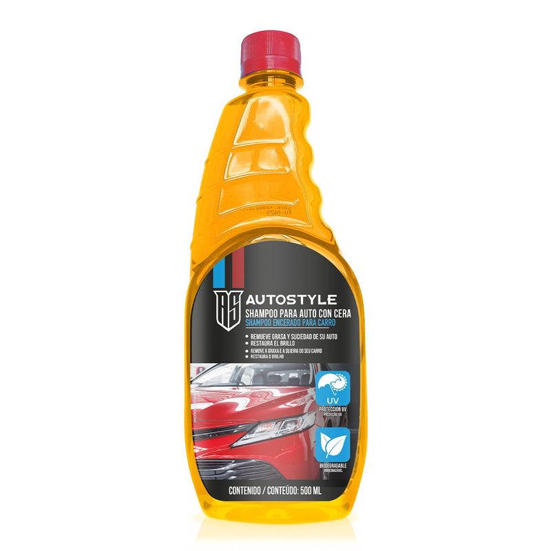 Shampoo con Cera 500 cc AUTOSTYLE | falabella.com