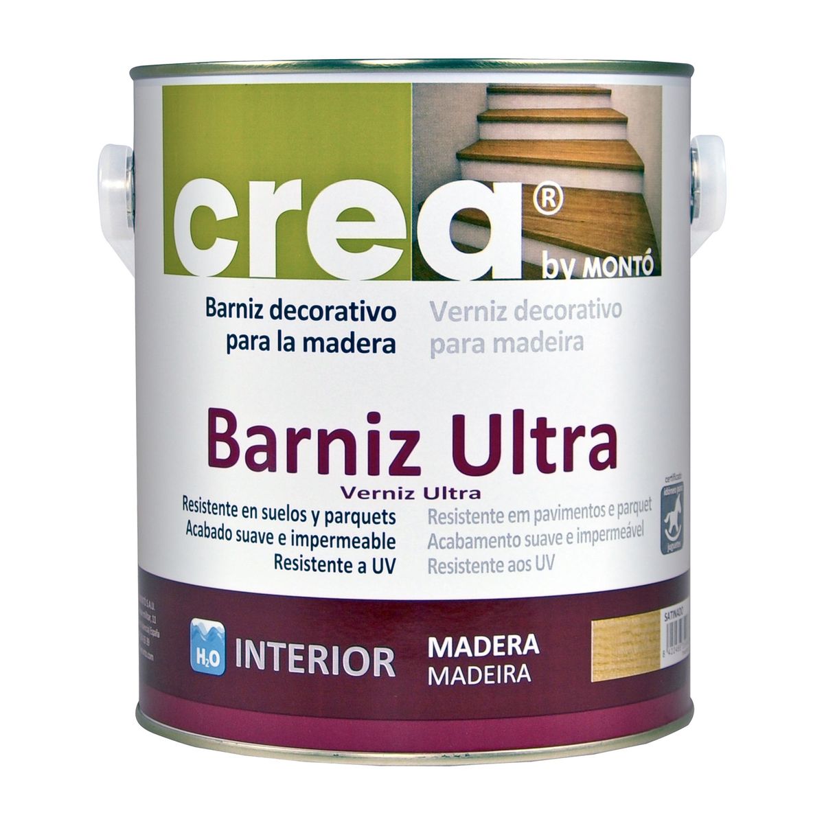 Barniz para Pisos y Muebles de Madera Base Agua Pur Interior Mate ...