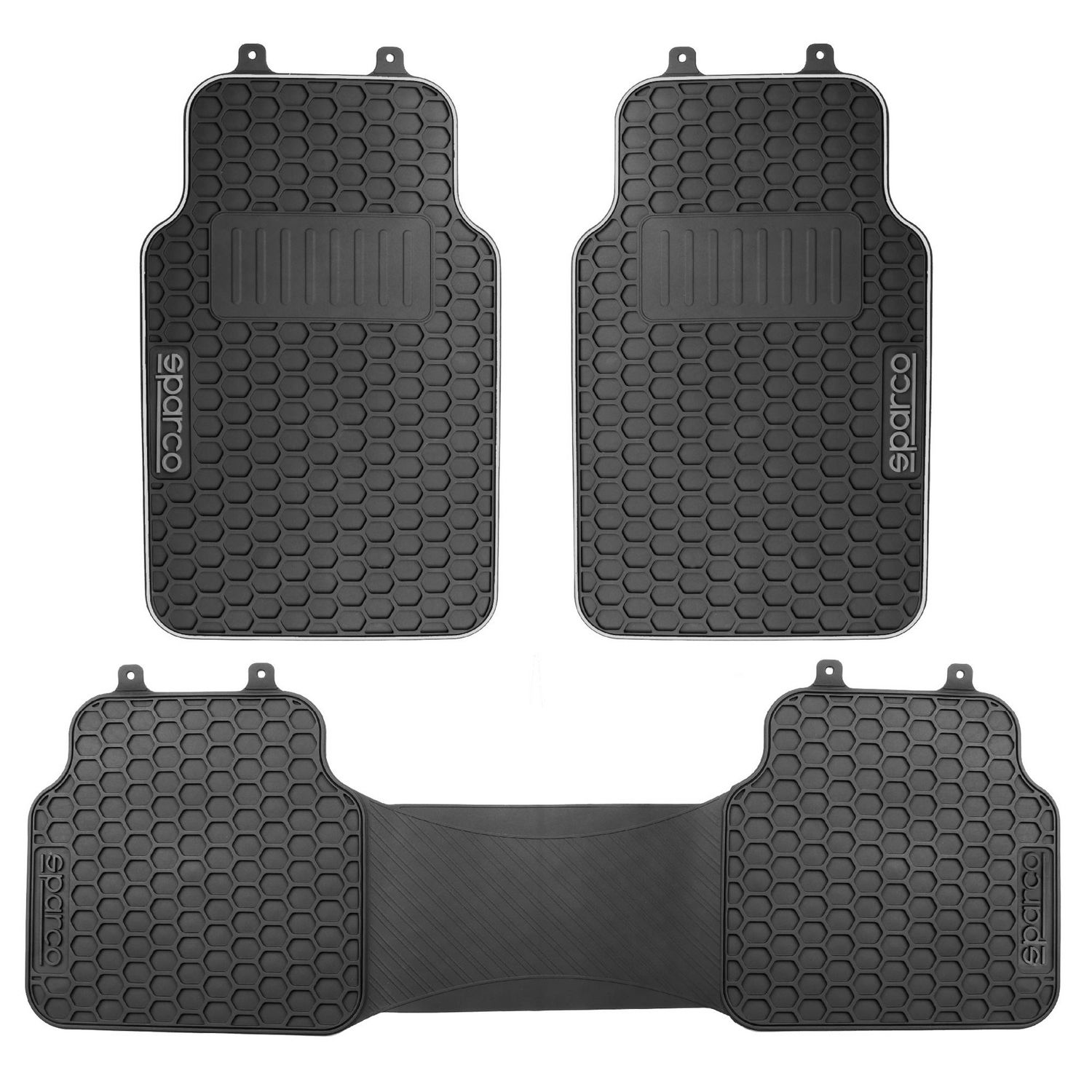 Tapetes Carro Alfombra Piso Pvc 3 Piezas Sparco Spf500gr - Homecenter ...