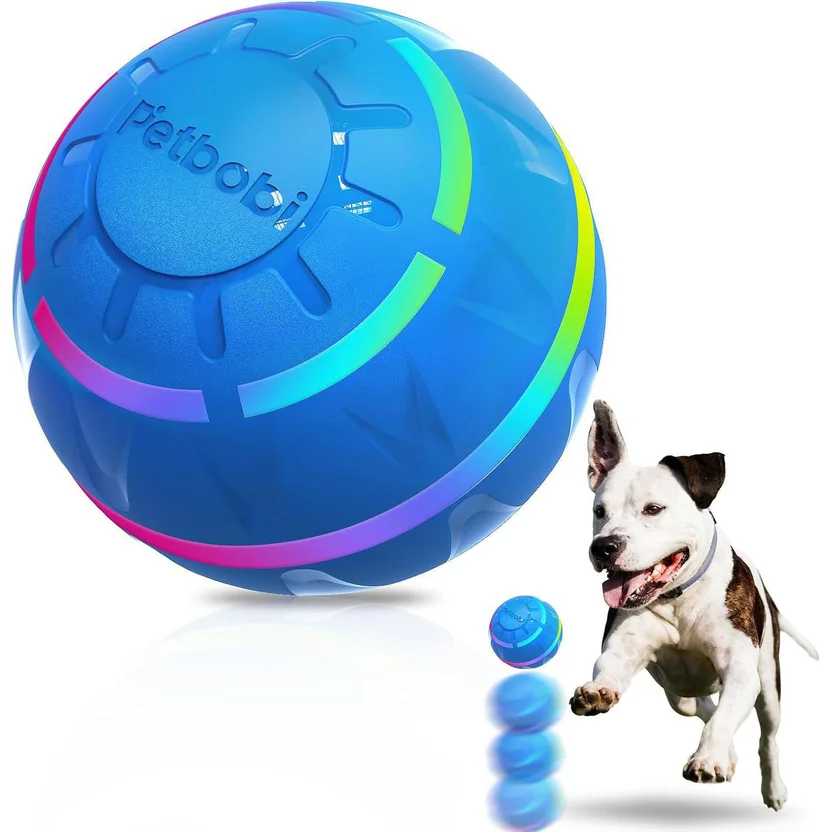 Pelota Interactiva Para Perros Con Luz LED Y Movimiento Automático ...