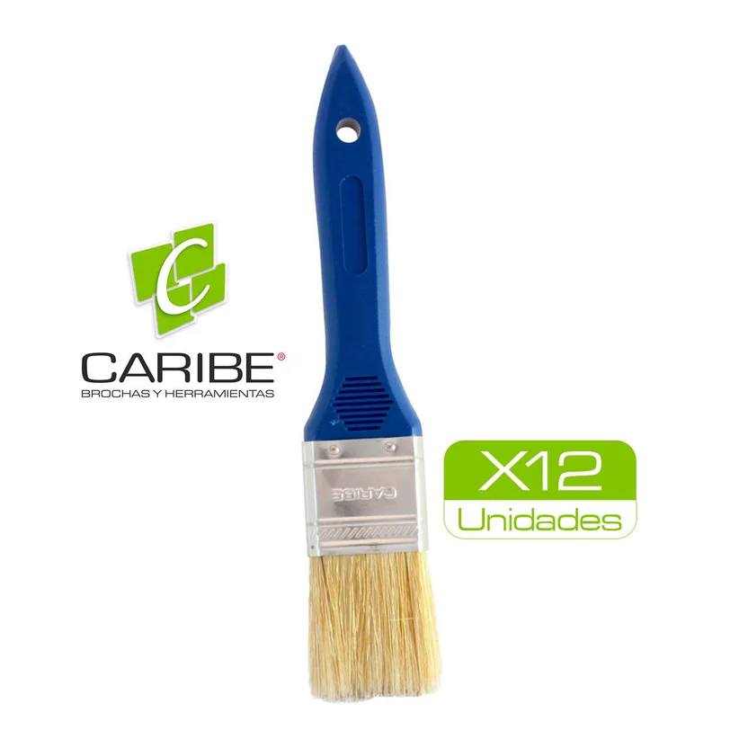 Brocha Prof Azul 1 1/2" x 12 Unidades Caribe - Homecenter.com.co
