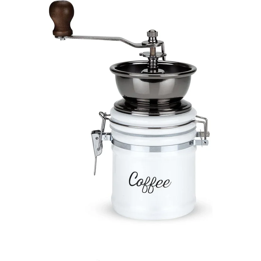 Molinillo De Café Manual Vintage Twine Con Tarro De Cerámica Y Mango De ...