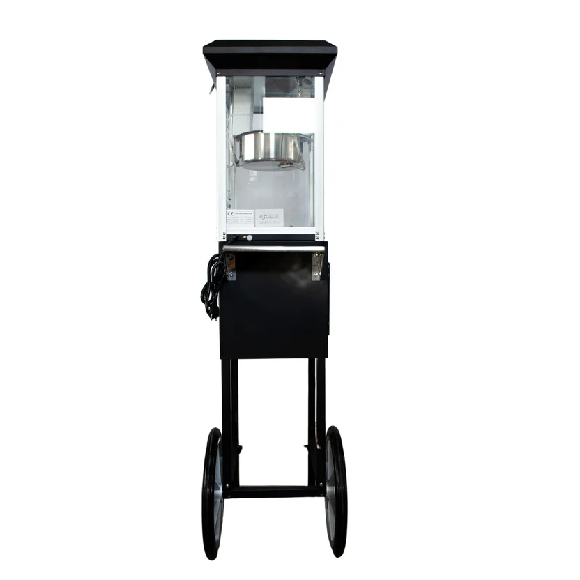 Crispetera Comercial 8 Oz Mini Con Carro Negra - Homecenter.com.co