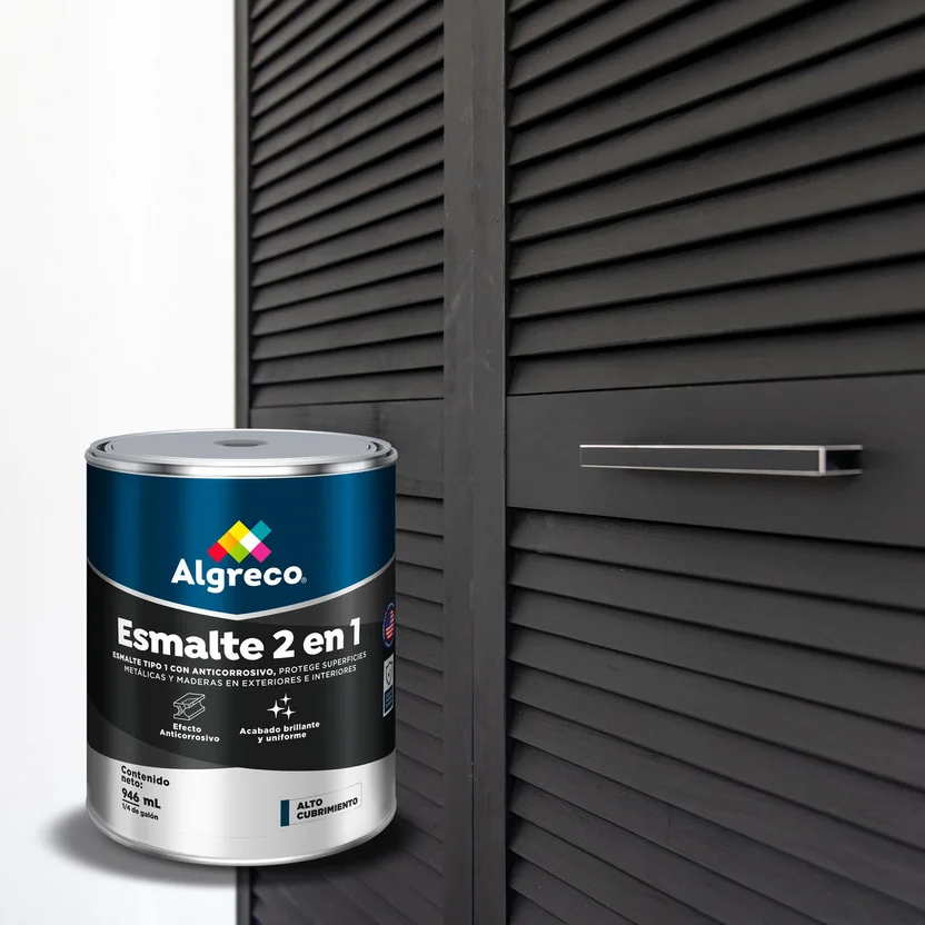 Esmalte Para Exterior 2 En 1 Brillante Tabaco Claro 1 Galón ...