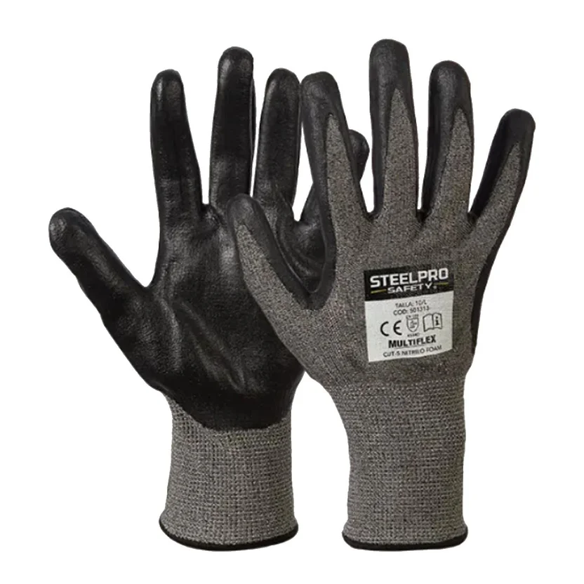 Guante Multiflex Cut-5 Nitrilo Foam T-l Set x 12 - Homecenter.com.co