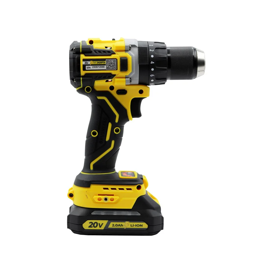 Taladro Atornillador Percutor Inalámbrico 20V 2ah 1/2 Pulgadas 1600 Rpm ...