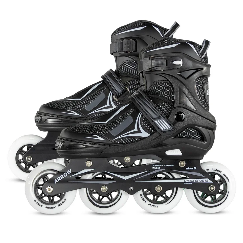 Patines En Linea Semiprofesional Talla L (De 39 A 42) Arrow Negro Qmax ...