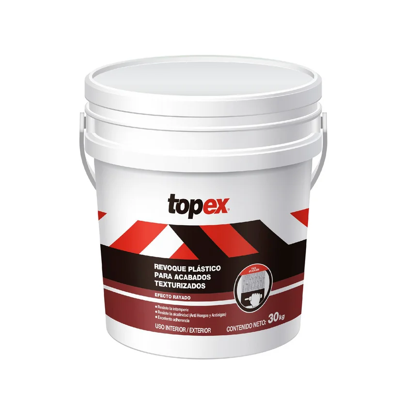 Revoque Plastico Topex Blanco 30 kg - Homecenter.com.co