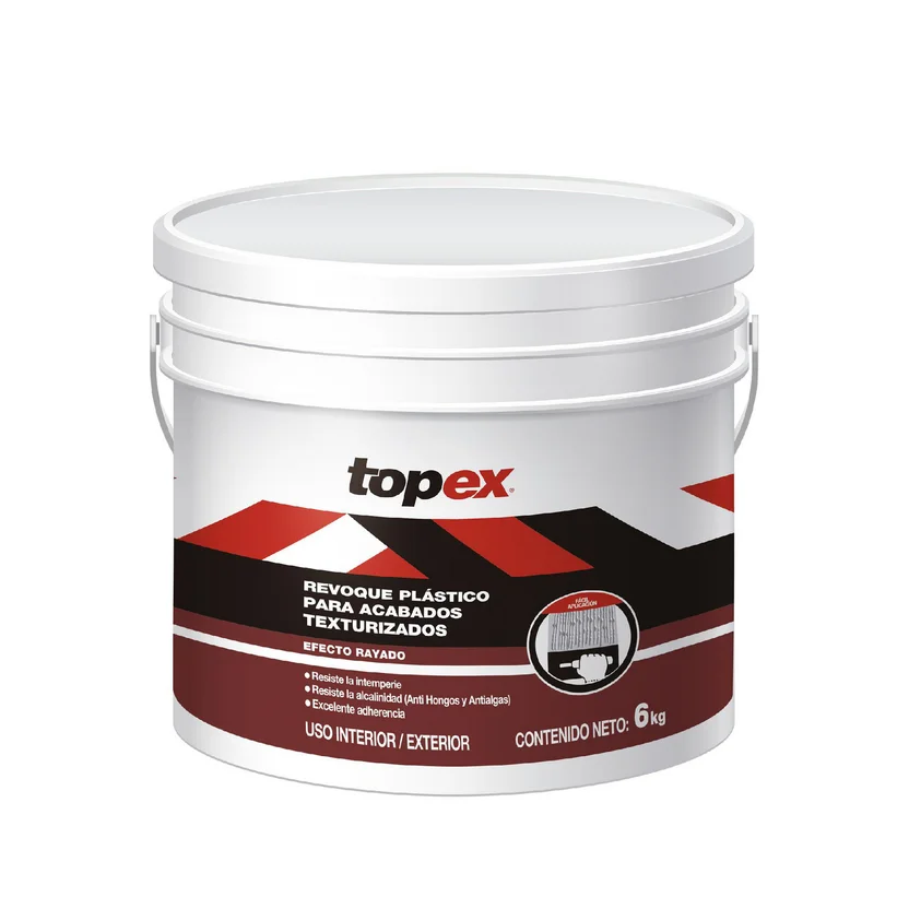 Revoque Plastico Topex Blanco 6 kg - Homecenter.com.co