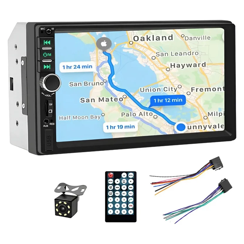 Radio Para Carro Con Bluetooth Pantalla Táctil 7018B Con Usb ...