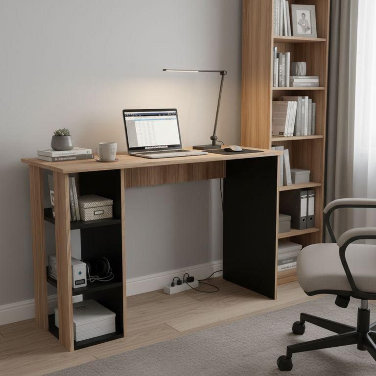 Escritorio dan 72.9x106.4x48 cm cafe JUST HOME COLLECTION | Falabella ...