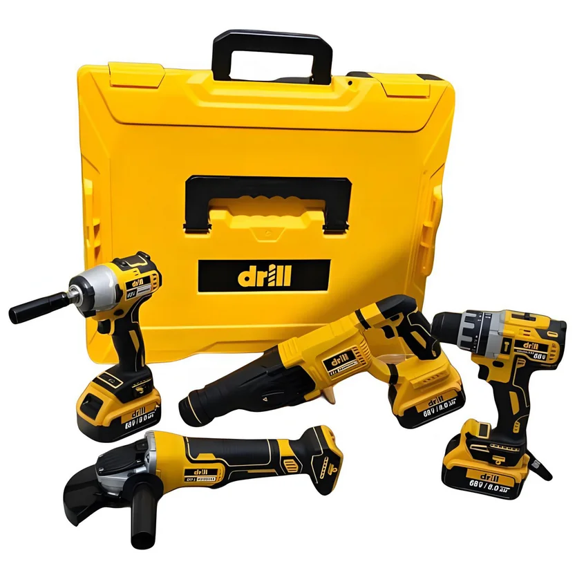 Combo X4 Pulidora Rotomartillo Taladro Pistola de Impacto 68v ...