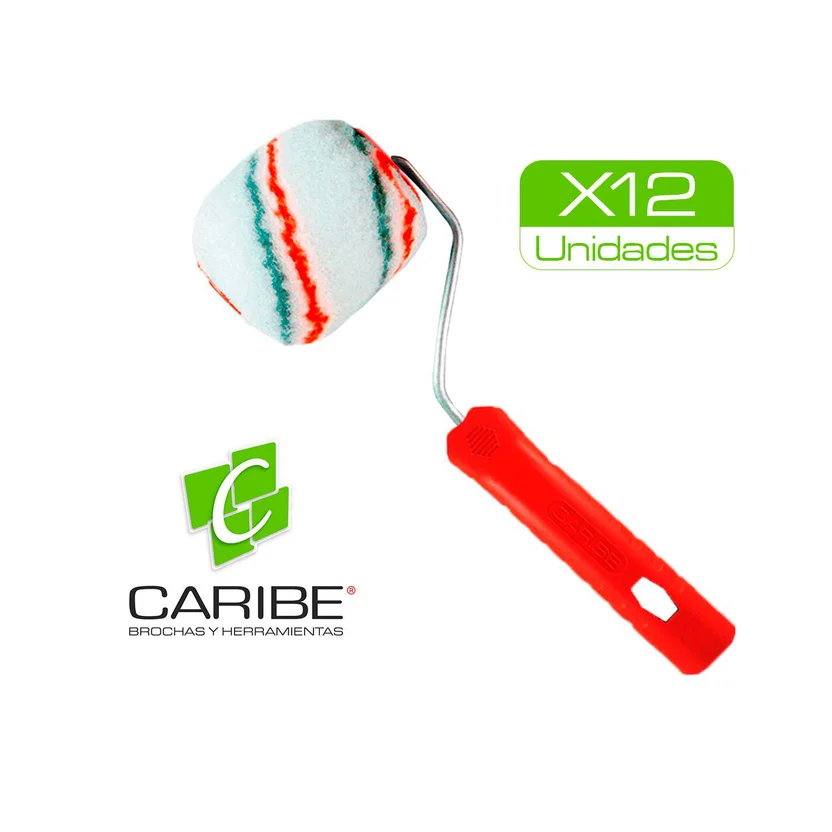 Rodillo Profesional 3" Fijo x 12 Unidades Caribe - Homecenter.com.co