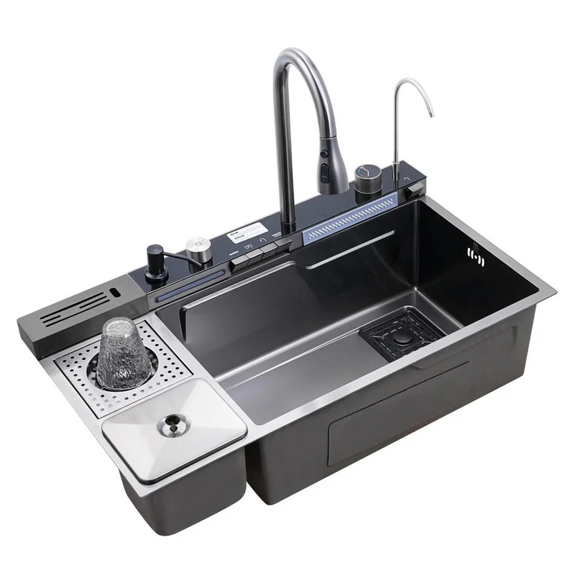 Lavaplatos Moderno Multifuncional 9959 En Acero Inoxidable - Homecenter ...