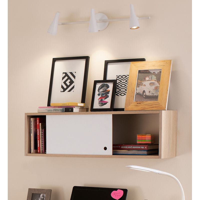 Repisa Rectangulo Nordica 83x25x22cm Madera Natural HOMESTYLE ...