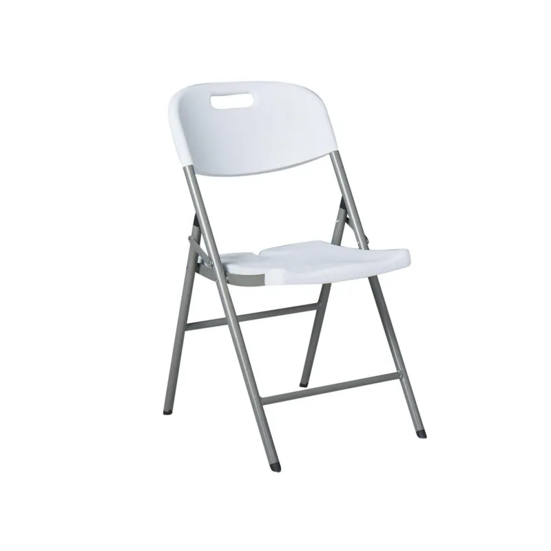 Silla Sin Brazos Plegable Polietileno Klimber Blanco KLIMBER ...