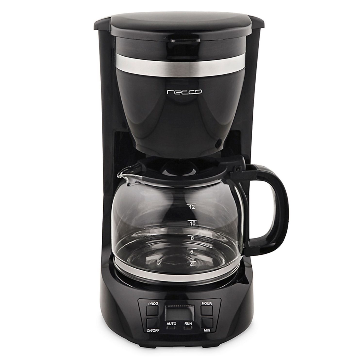 Cafetera Programable Digital 12Tazas Negra - Homecenter.com.co