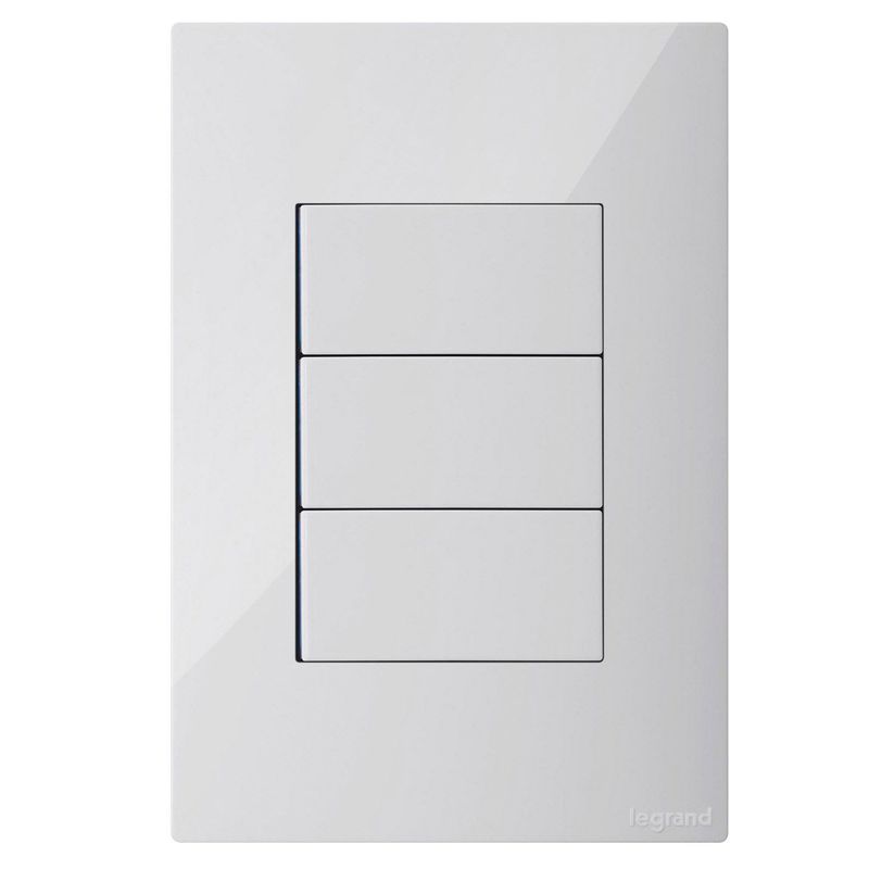Interruptor Triple Clickme Blanco LEGRAND | falabella.com