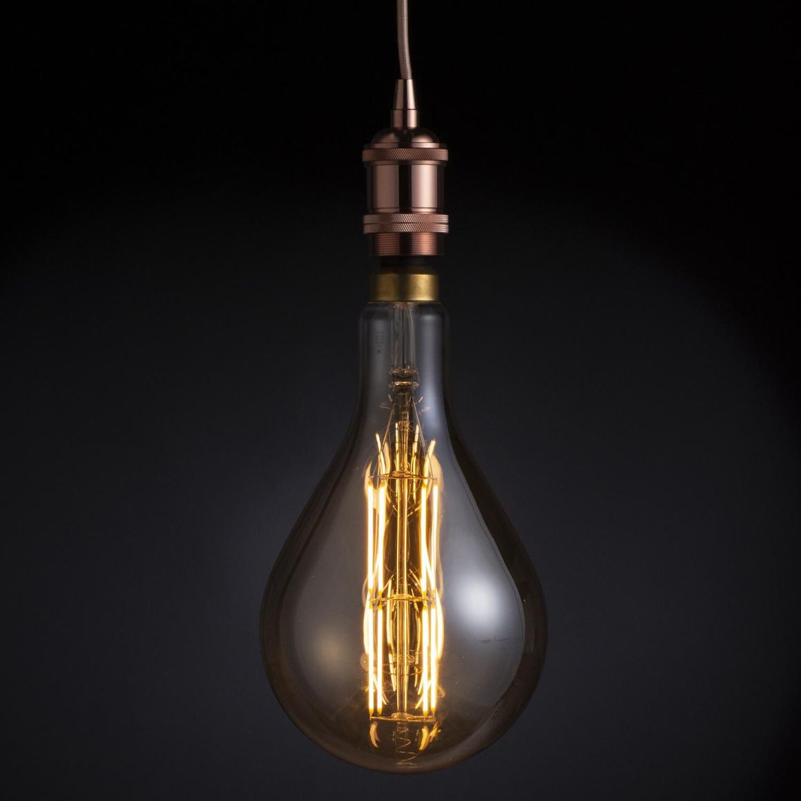 Bombillo Alargado LED Filam 700 Lúmenes 8w E27 Ambar Certificado ...