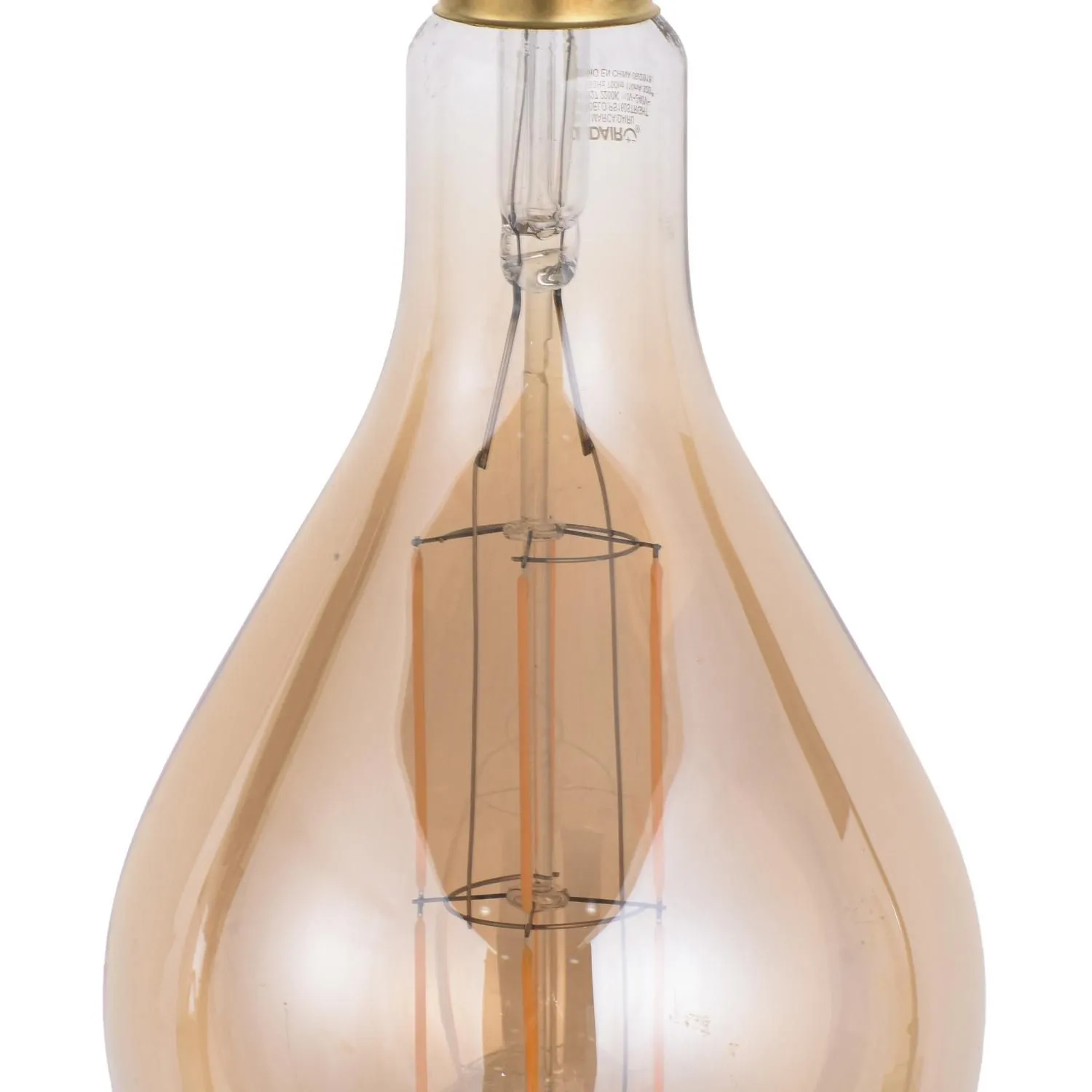 Bombillo Alargado LED Filam 700 Lúmenes 8w E27 Ambar Certificado ...