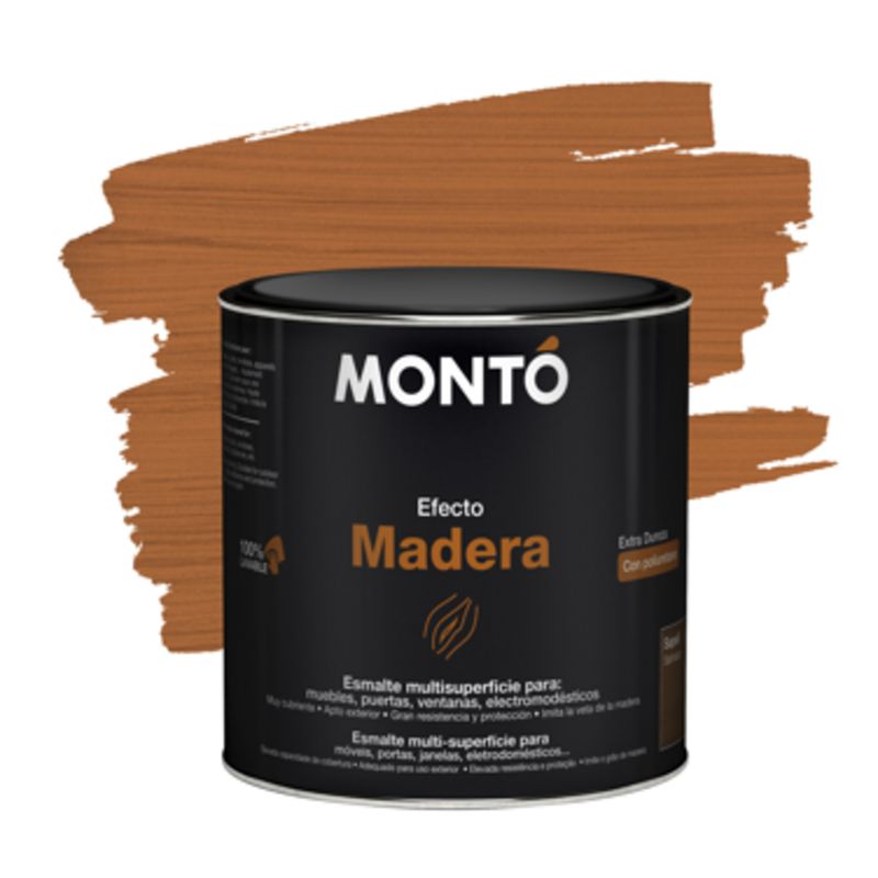 Esmalte Efecto Madera Wengue Montó 500 ML MONTO | falabella.com