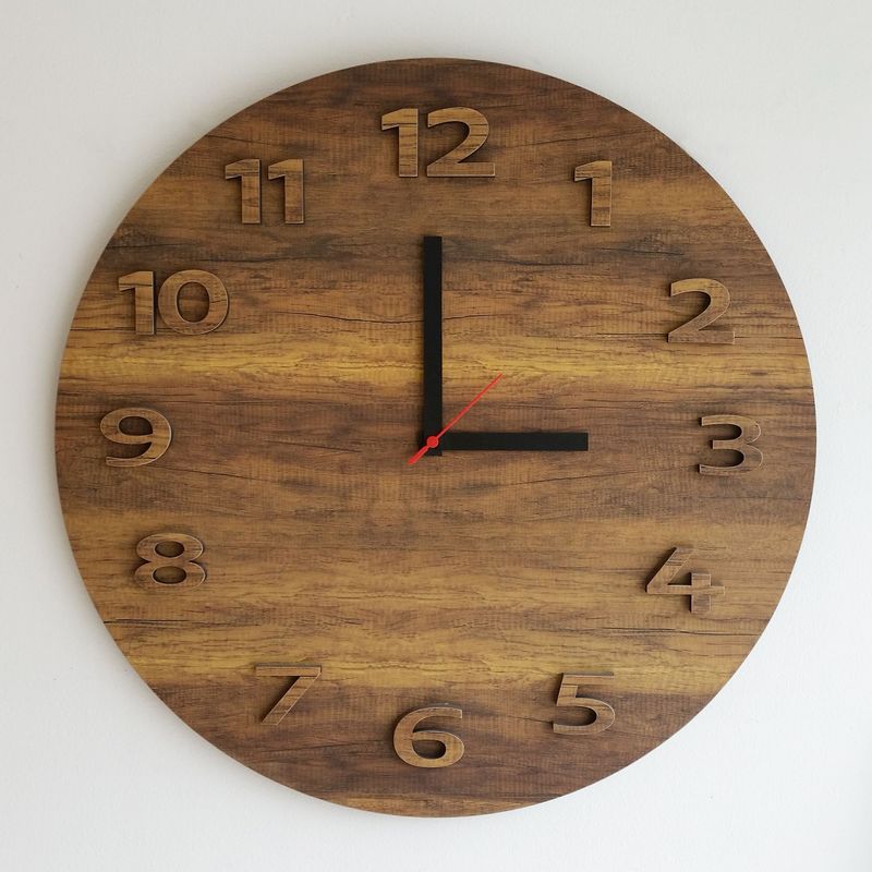 Reloj Pared Circular 60 Cm Flotado DE CASA | falabella.com