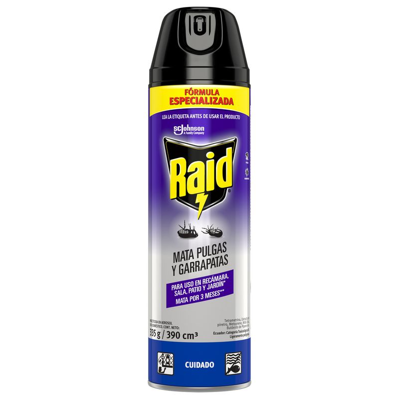Insecticida Aerosol Mata Pulgas Raid 390cc RAID | falabella.com