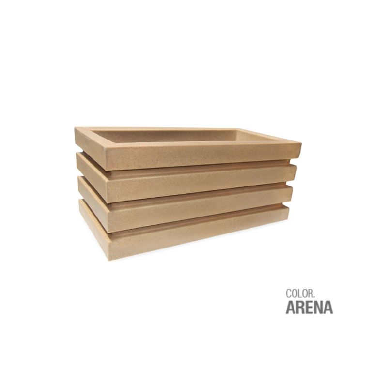 Jardinera Polietileno Arena 70 x 30 x 33 cm TUMATERA | falabella.com