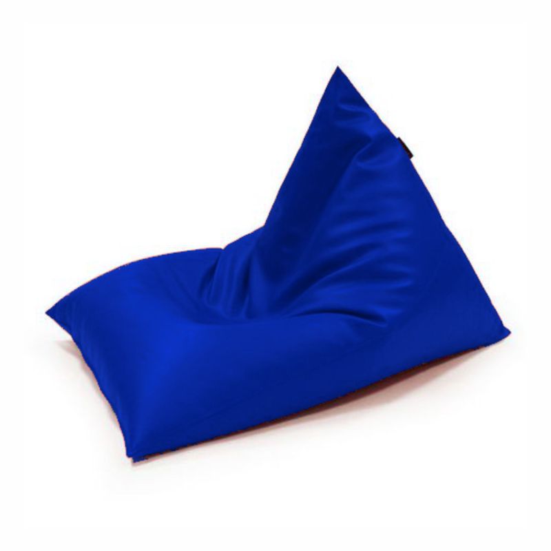 Silla Puff Edge en Tela Antifluido 100x100x120 Azul Rey ESTILO RELAX ...