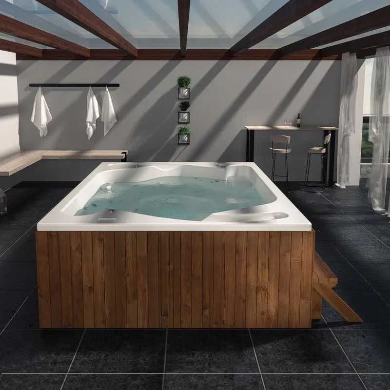 Jacuzzi Spa Hidromasaje Blanco FIRPLAK | falabella.com