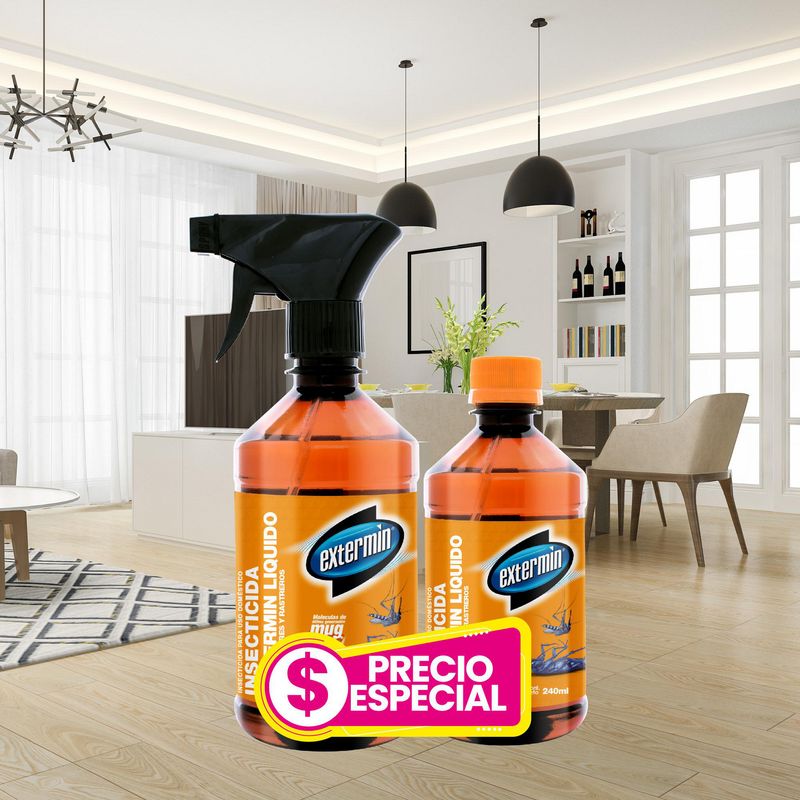 Insecticida Líquido Matatodo Extermín 500 + 240 Ml EXTERMIN | falabella.com