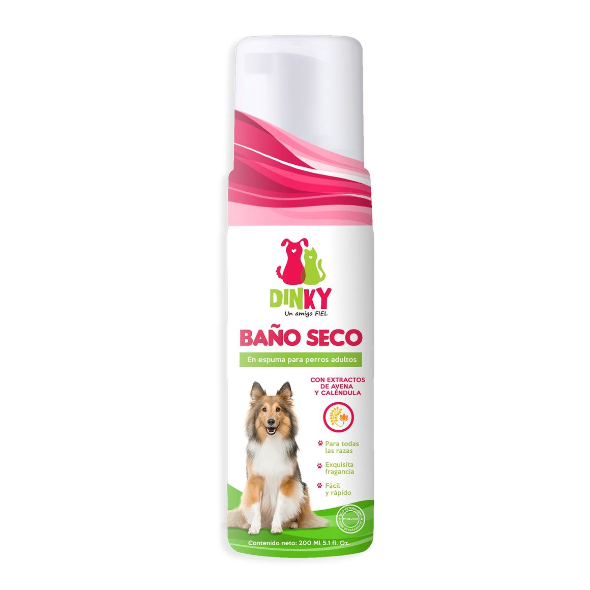 Baño seco en espuma para perro adulto dinky 200 ml - Homecenter.com.co