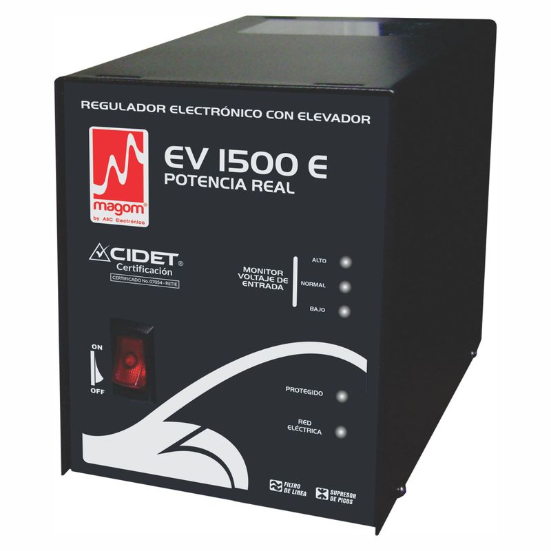 Regulador de Voltaje con Elevador 1500W MAGOM | falabella.com