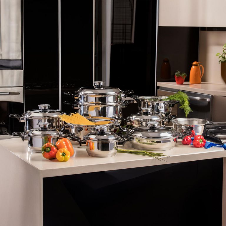 Batería de 16 Piezas en Acero Quirúrgico PURINOX | falabella.com