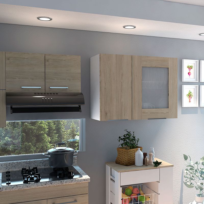 Mueble Superior Forte 1Cajon 60x80x33.5 cm Blanco Rovere RTA DESIGN ...