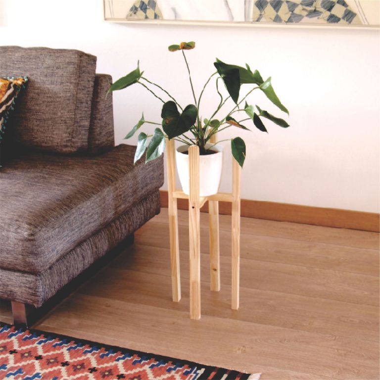 Base Con Patas Matera De Madera Click Grande Resistencia 10kg ...